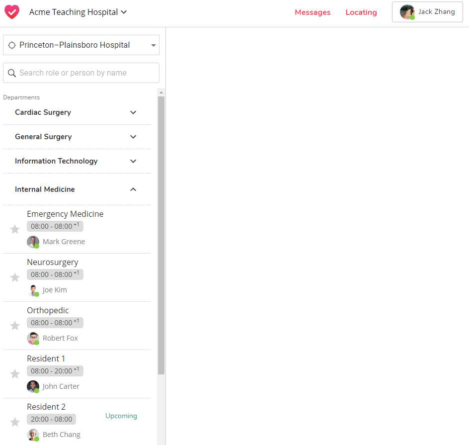 How do I "Favourite" on-call roles? – Hypercare (EN)