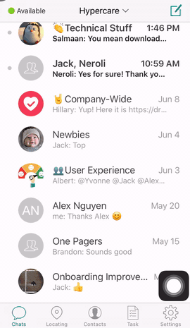How do I check unread messages from other organizations? – Hypercare (EN)
